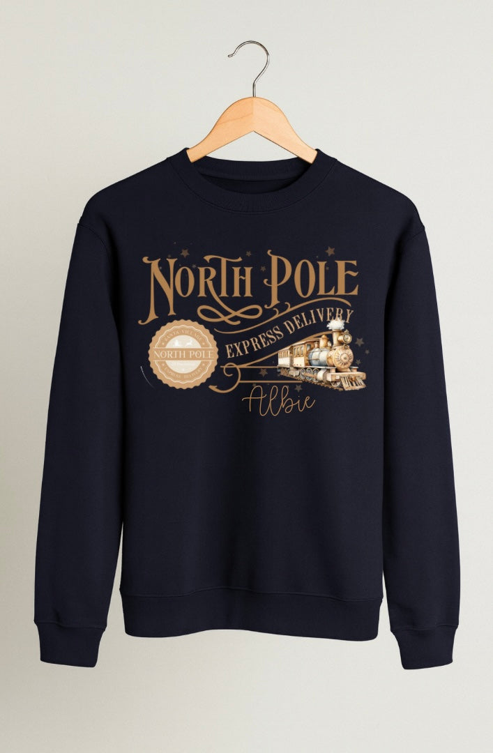 Personalised North Pole Jumper – With Love From Joey-James