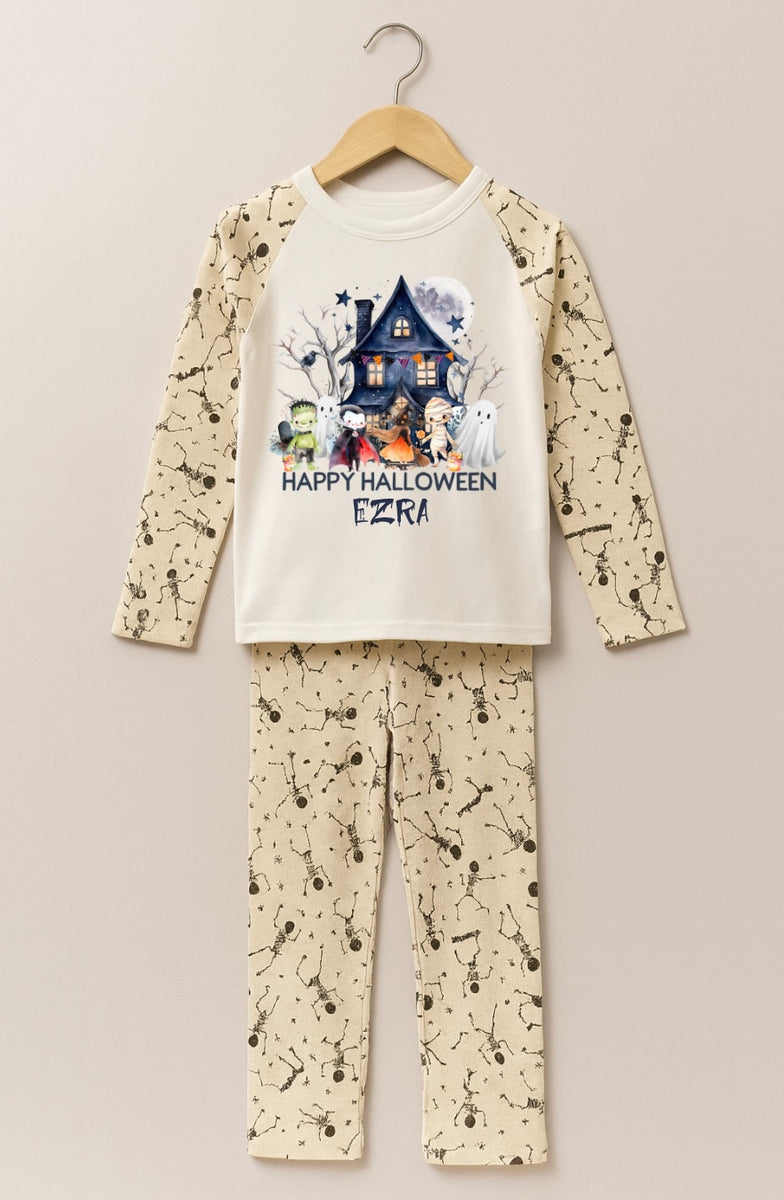 Personalised Skeleton Pyjamas – With Love From Joey-James